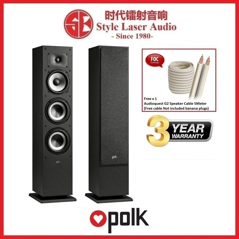 Polk Monitor XT60 Floorstanding Speakers | Lazada