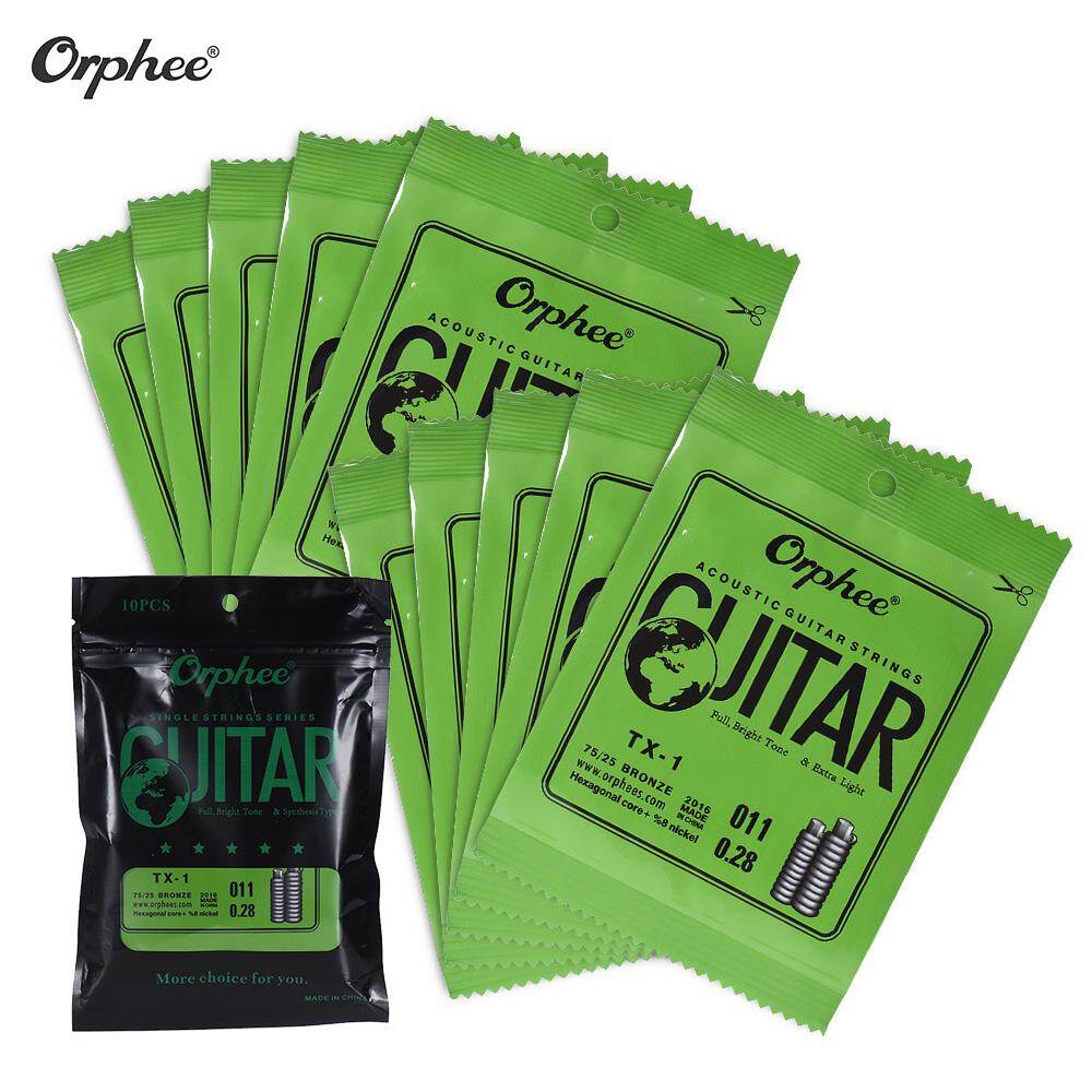 Orphee TX-1 Single String Replacement for Acoustic Folk Guitar 1st E ...