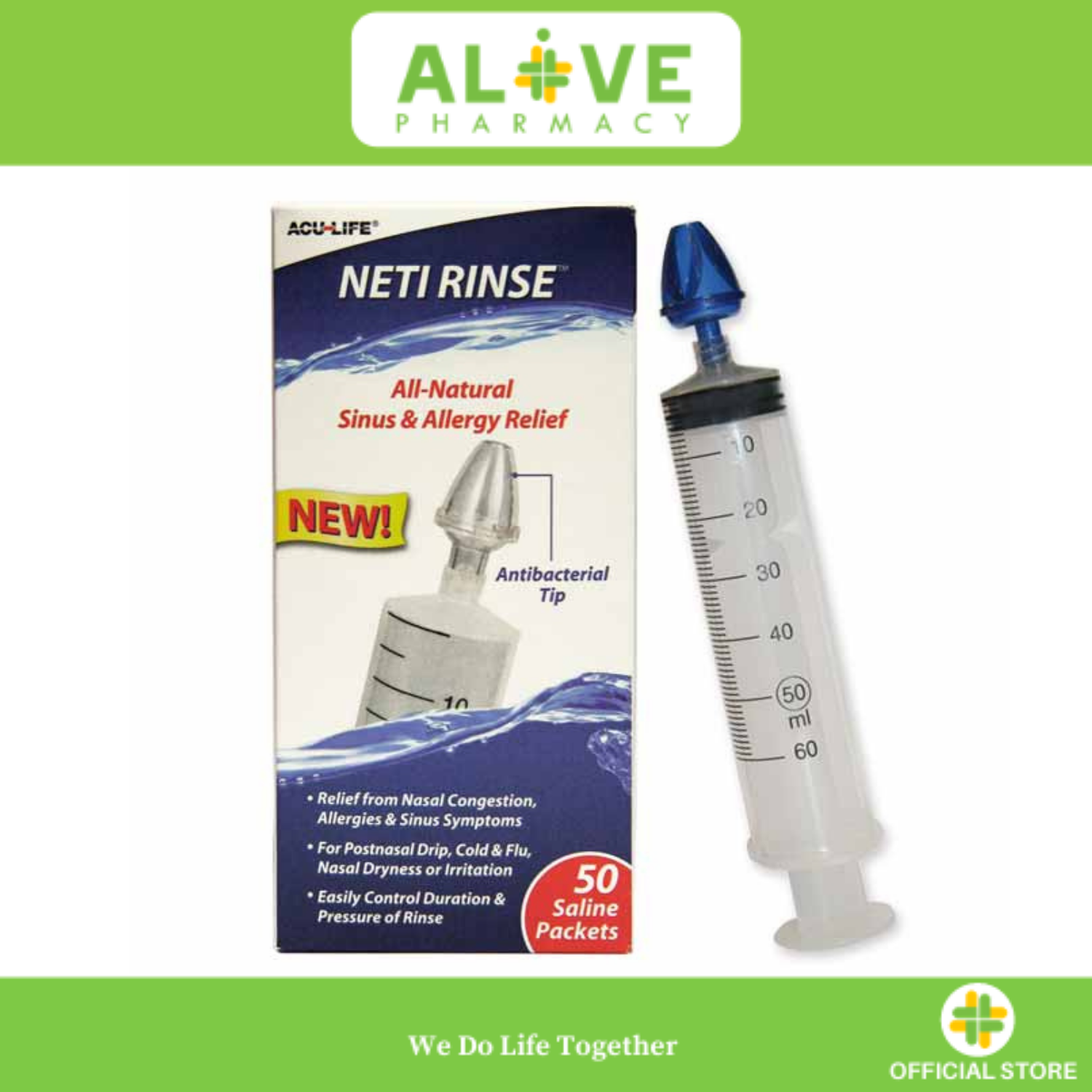 EZY DOSE NETI RINSE NASAL & SINUS KIT (10'S) | Lazada