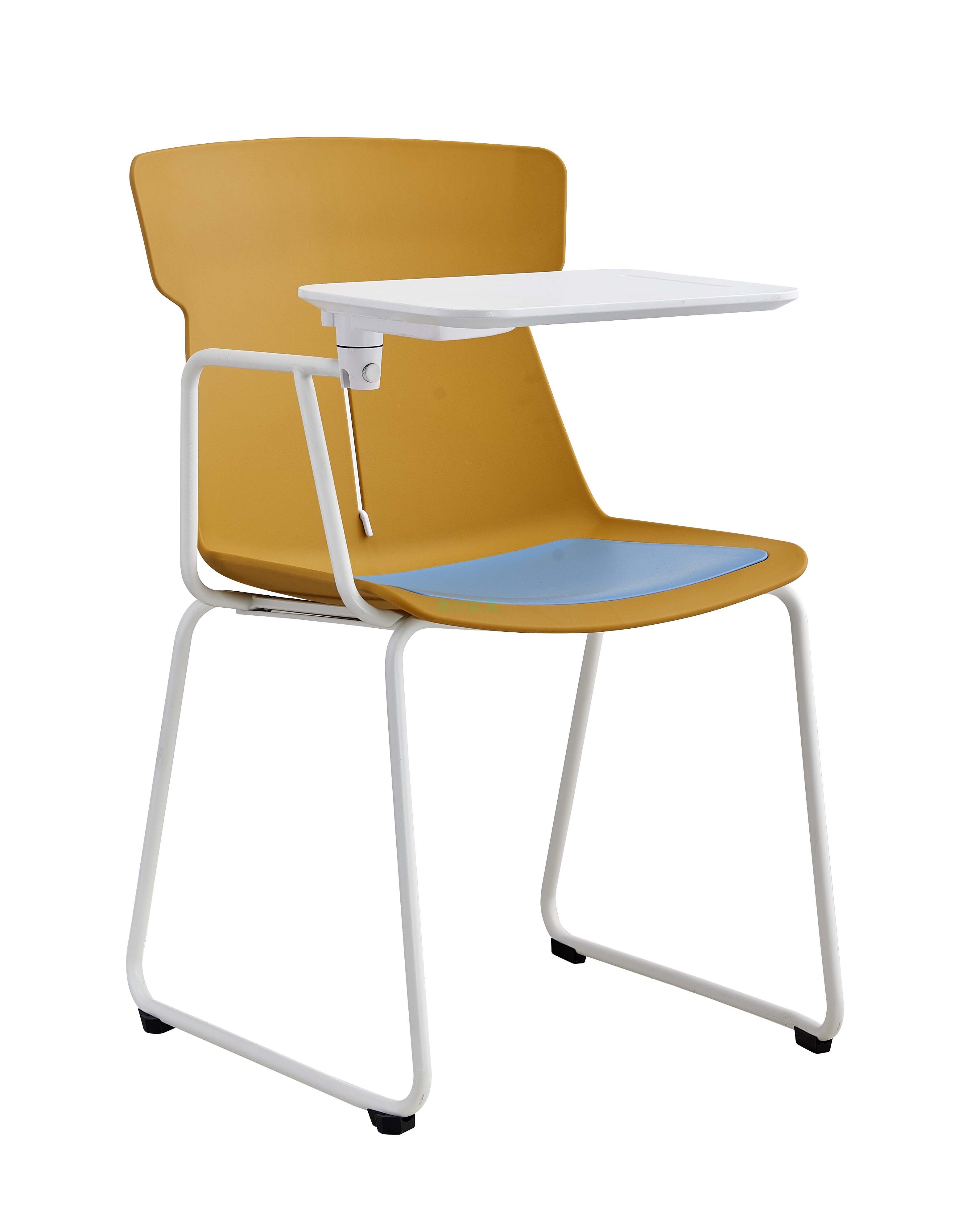 Training chair simple plastic conference chair with tablet, integrated ...