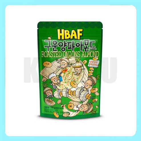 HBAF Korean Seasoned Almonds Snack 40g 120g 12 Flavor (,Honey butter,Garlic bread,Cookie and ...