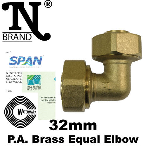 PA Pipe Fitting P.A. Brass Elbow - N Brand [ORI] | Lazada