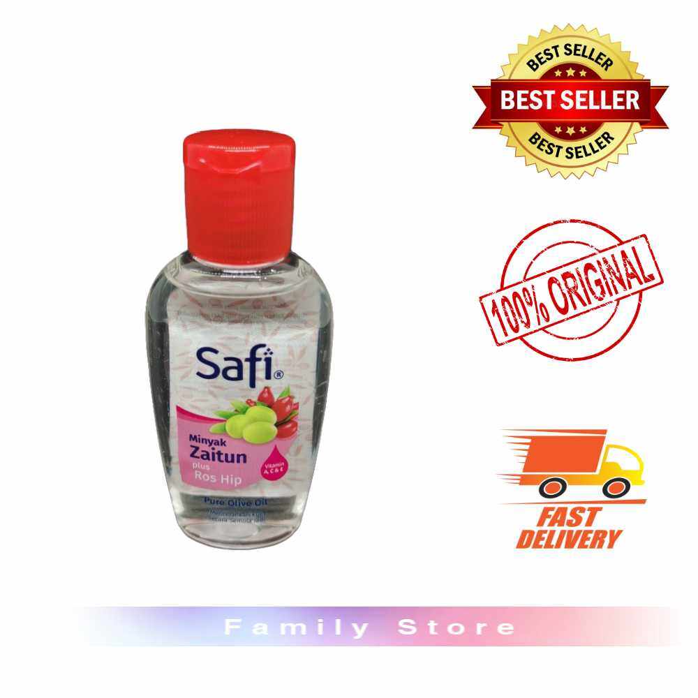 Safi Pure Olive Oil Minyak Zaitun Rose Hip 50ml/180ml Untuk Rambut dan ...