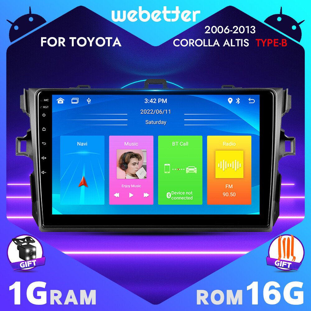 WeBetter TopNavi Android 9inch Touch Screen Car Radio Audio Video ...