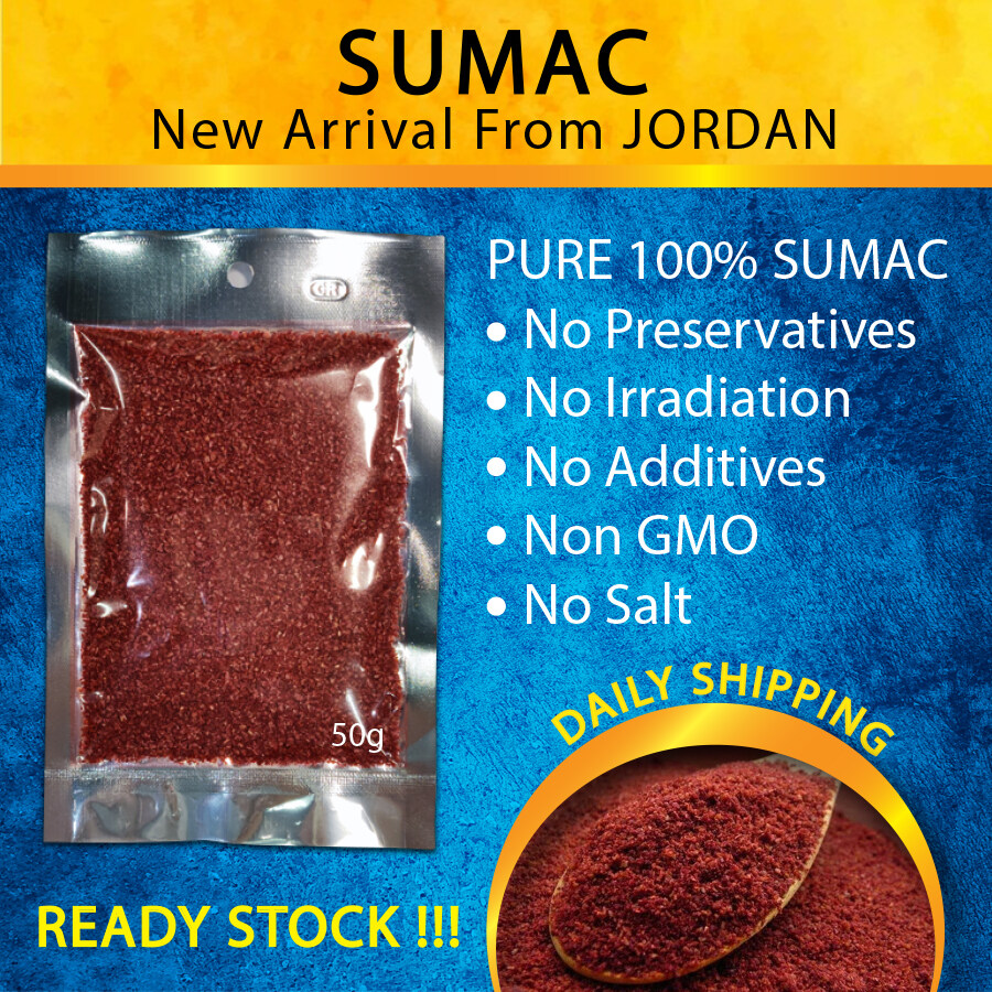 SUMAC LEBANON JORDAN TURKI 50G@100G / 100% ORIGINAL PURE SUMAC / SUMAC ...