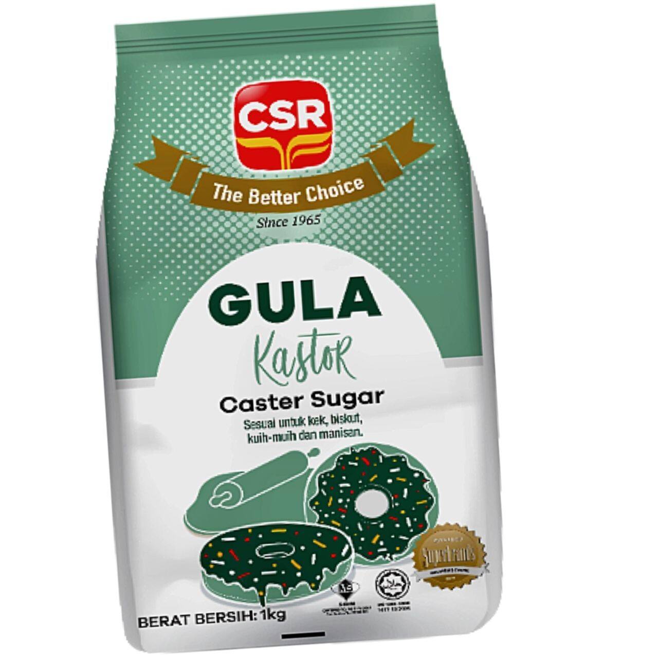 Csr Caster Sugar 1kg | Gula Kastor (Halal) | Lazada