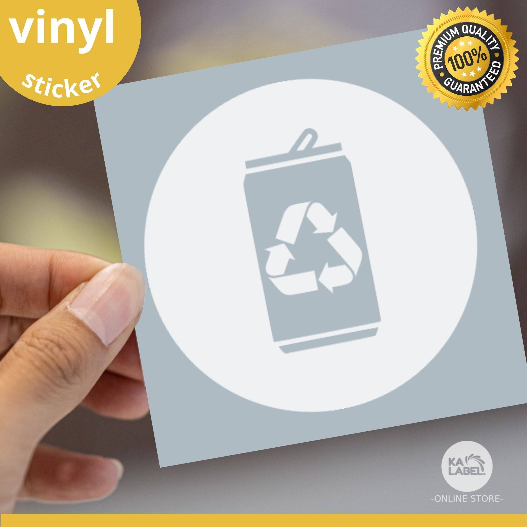 Ready Made 】8 Designs Recycle - Vinyl Decal Sticker for Wheelie Bin ...