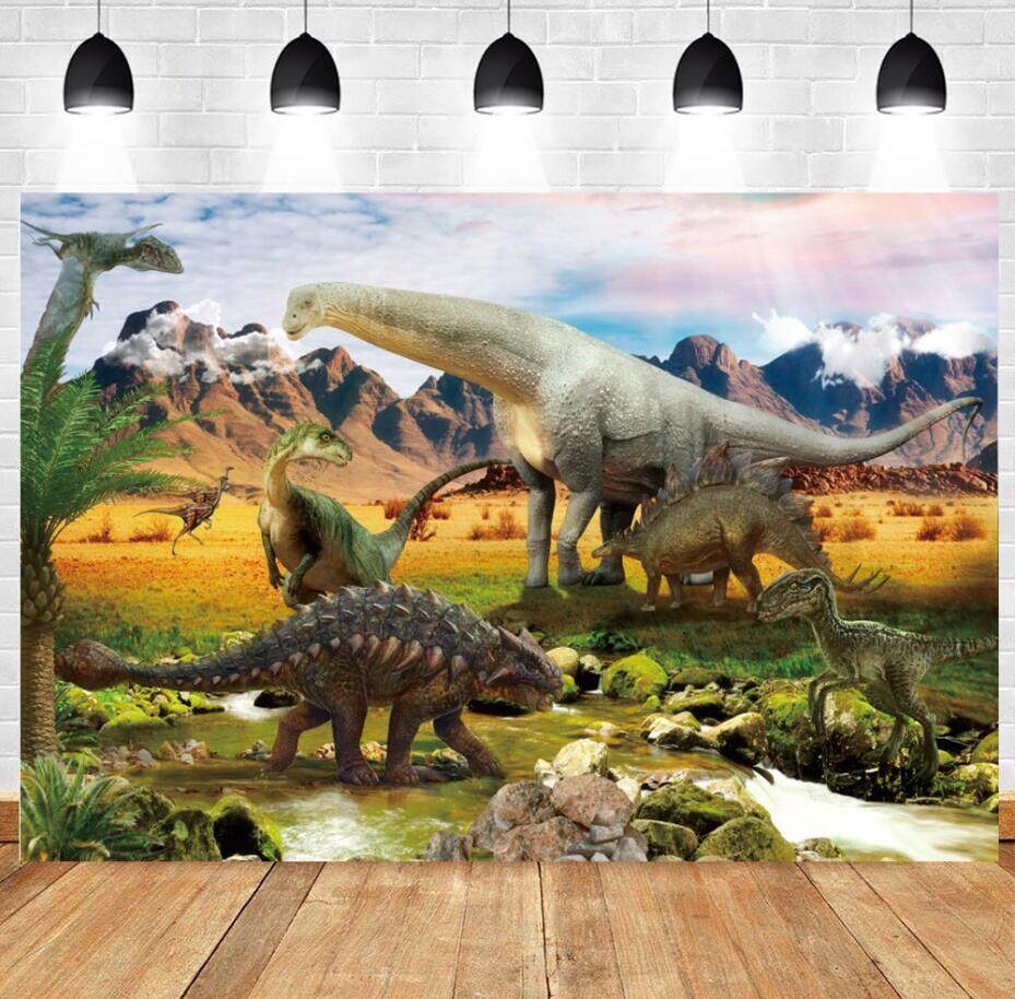 Forest Dinosaur Photography Backdrop for Children's Dinasour Theme ...