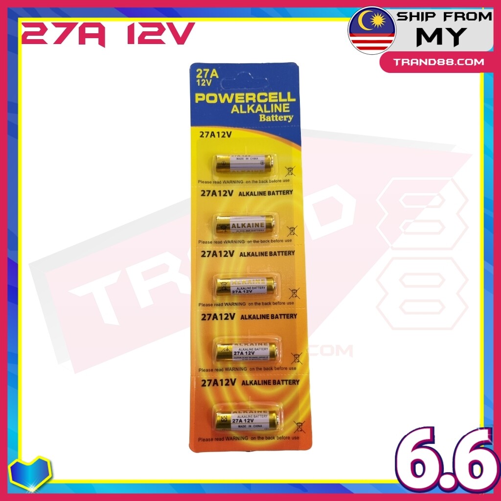 12V27A POWERCELL High Voltage alkaline battery anti-theft battery car ...