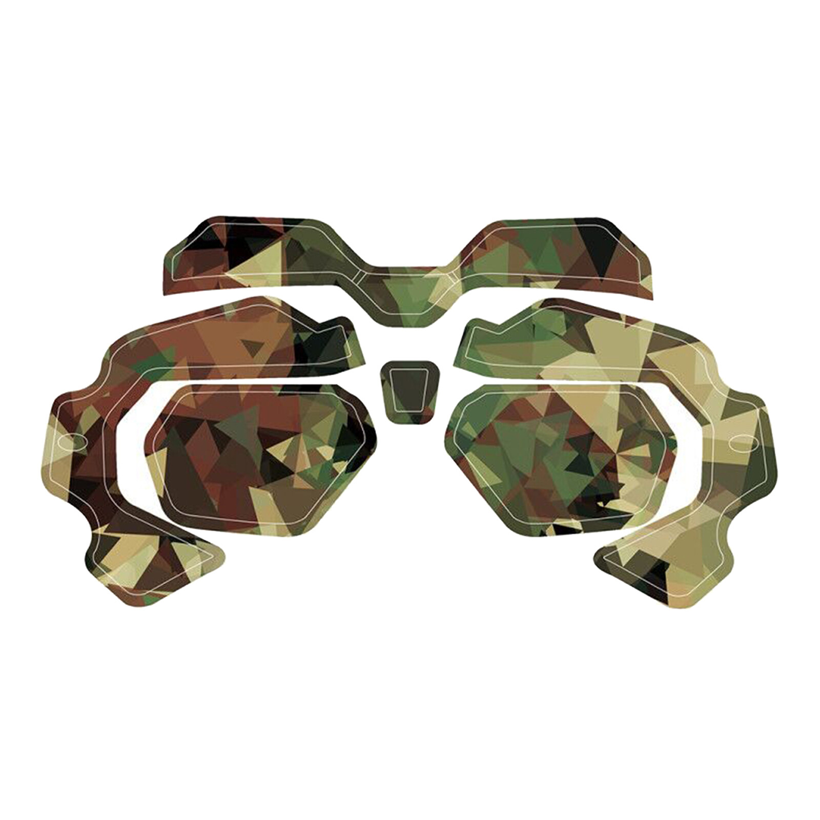 Dolity PVC Color Decal Skin Sticker Decoration for DJI FPV Goggles V2 ...