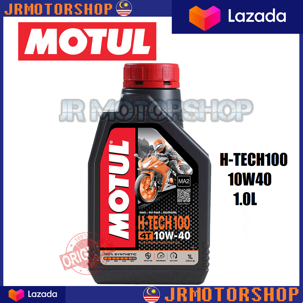 100% ORIGINAL MOTUL H-TECH 100 1.2L 1.0L 10w40 FULLY SYNTHETIC RS150 ...