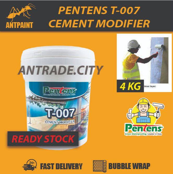 PENTENS T-007 4 KG Cement Modifier Pentens Waterproofing Primer WP ...