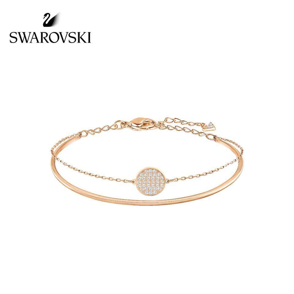 Swarovskiสร้อยข้อมือขิงแฟชั่นระดับ2-In-One,สร้อยข้อมือของขวัญ ...