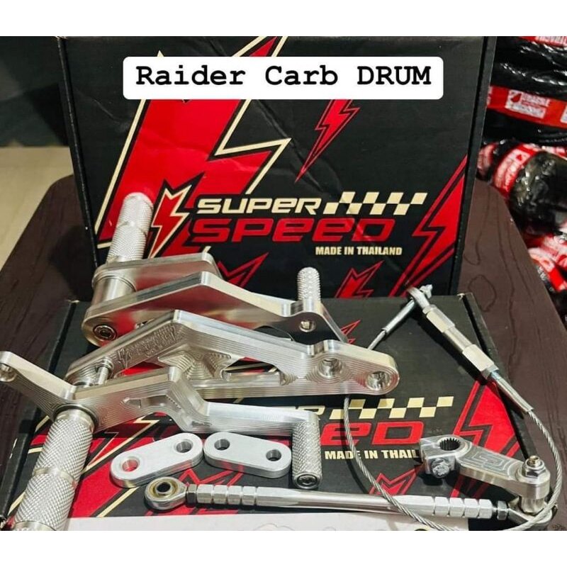 ☑️SUPER SPEED CNC SHIFTER RAIDER 150 CARB/FI DISC & DRUM THAILAND ...