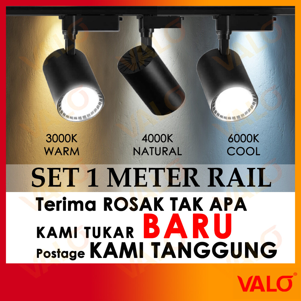 [VALO] Track Light SET 10W/12W LED SET Rail Spotlight High Quality ...