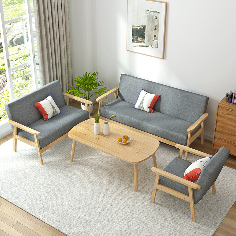 Wooden Mini Sofa Set | Baci Living Room