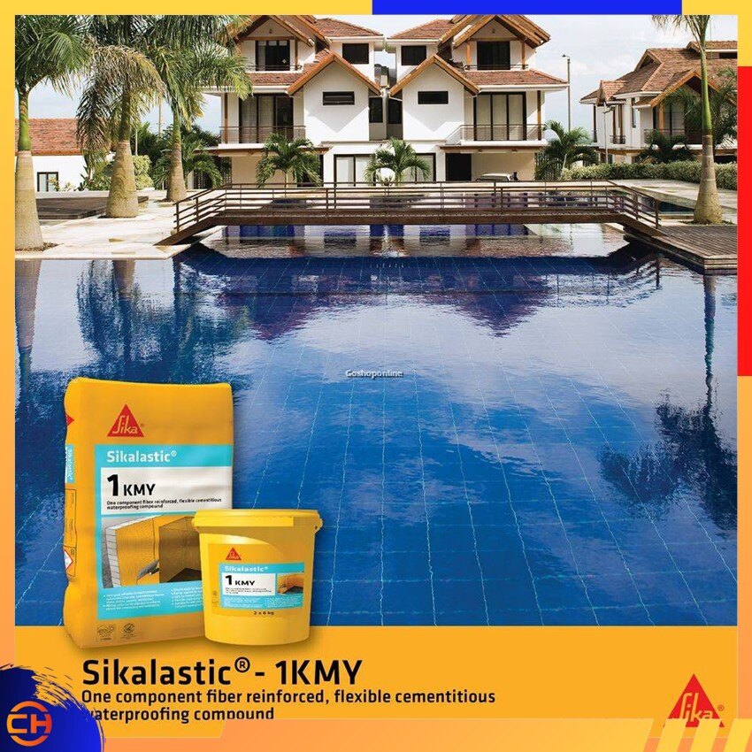 SIKA Sikalastic 1KMY High Performance Waterproofing 1 KMY 12KG Toilet ...