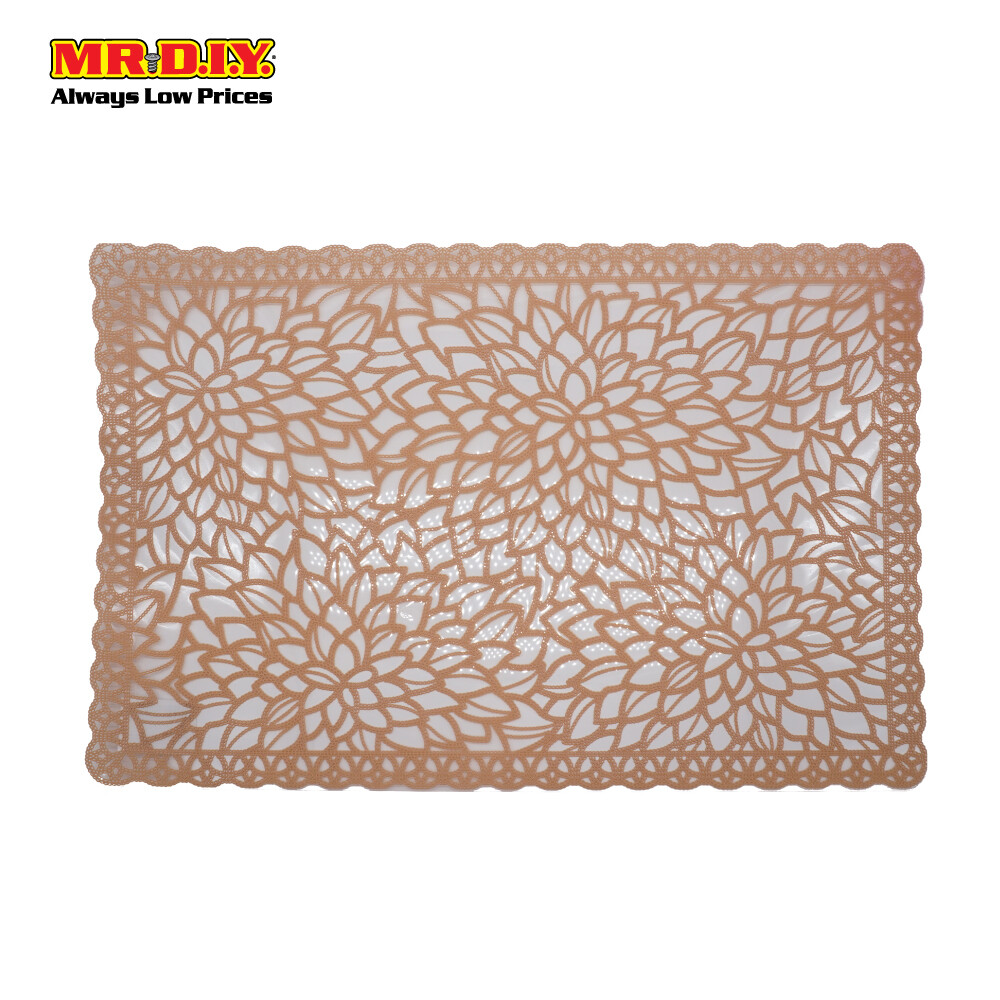 MR.DIY Rectangular Leaves Design Placemat 35649-1 | Lazada