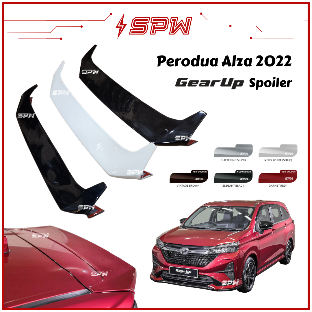 Perodua New Alza 2022 Gear Up Spoiler New Alza 2022 2023 The All New ...
