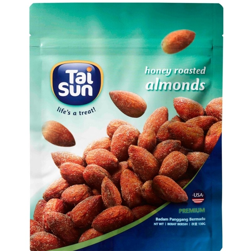 TAI SUN HONEY ROASTED ALMONDS 130G **WITH FREE GIFT | Lazada