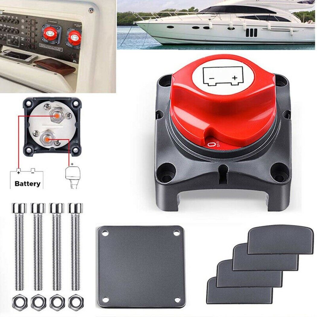 RV Truck Battery Isolator Switch Switch 1250 A 300A พลาสติก ABS ...