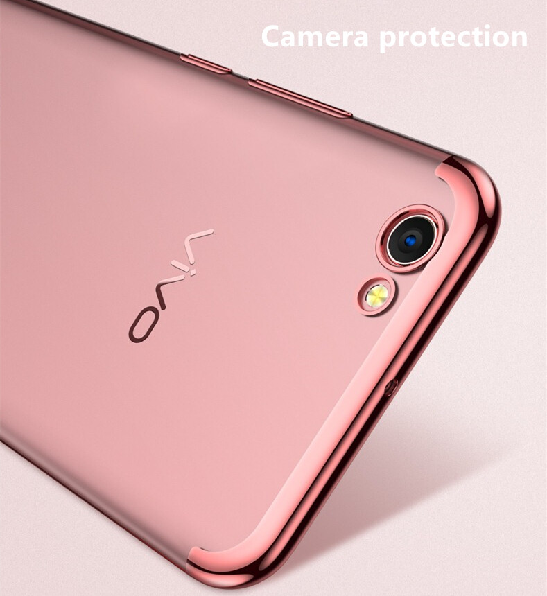 สำหรับ Vivo Y81 1808 1803 V1732ทีพียูอ่อนและยืดหยุ่นเคสเยลลี่คริสตัลใส ...