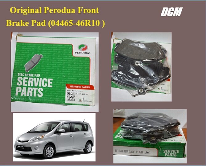 Perodua Alza 2009-2013 ( Old Model ) - Original Perodua Front Brake Pad ...