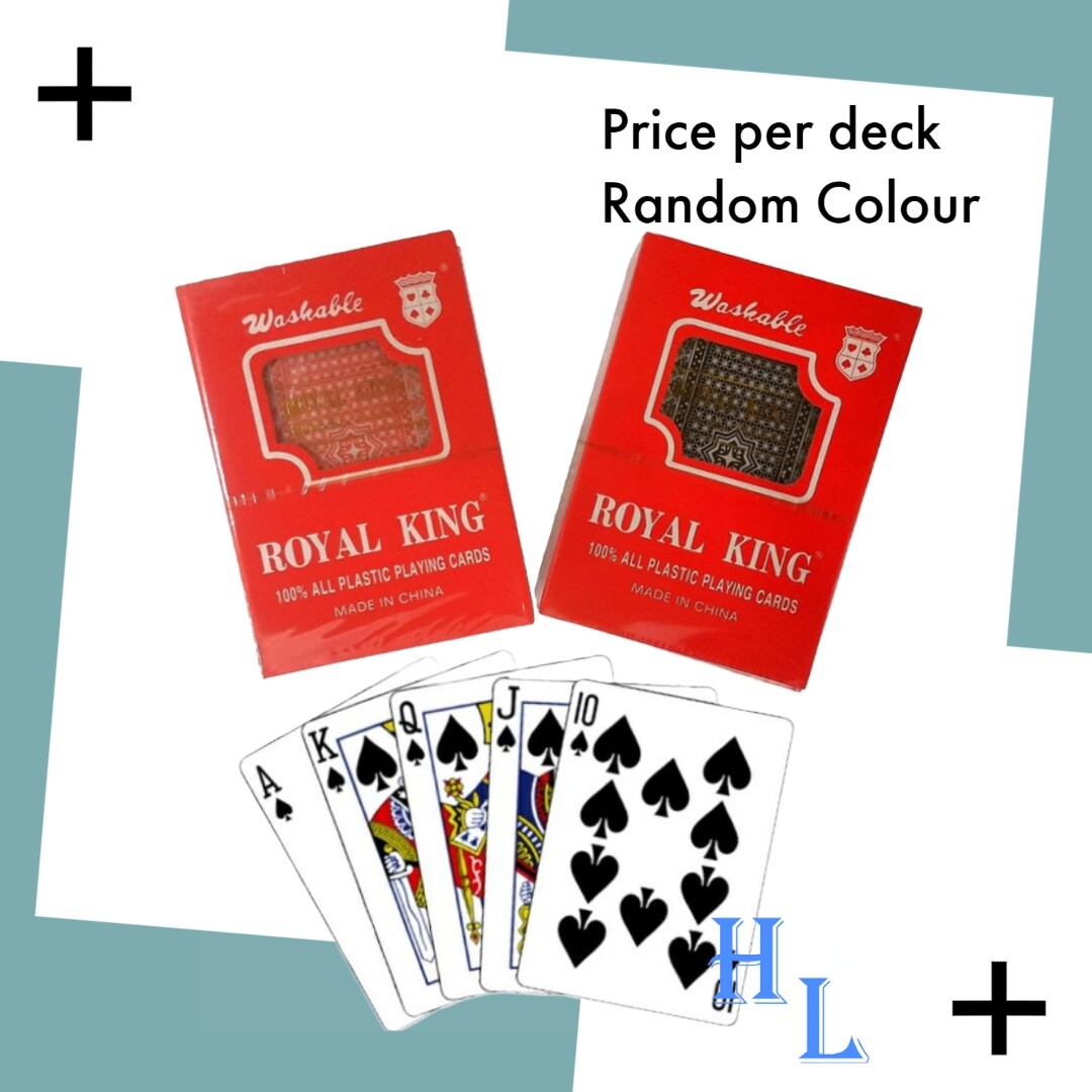 HIGH QUALITY ROYAL PLASTIC PLAYING CARD KAD JUDI 1 PEK | Lazada