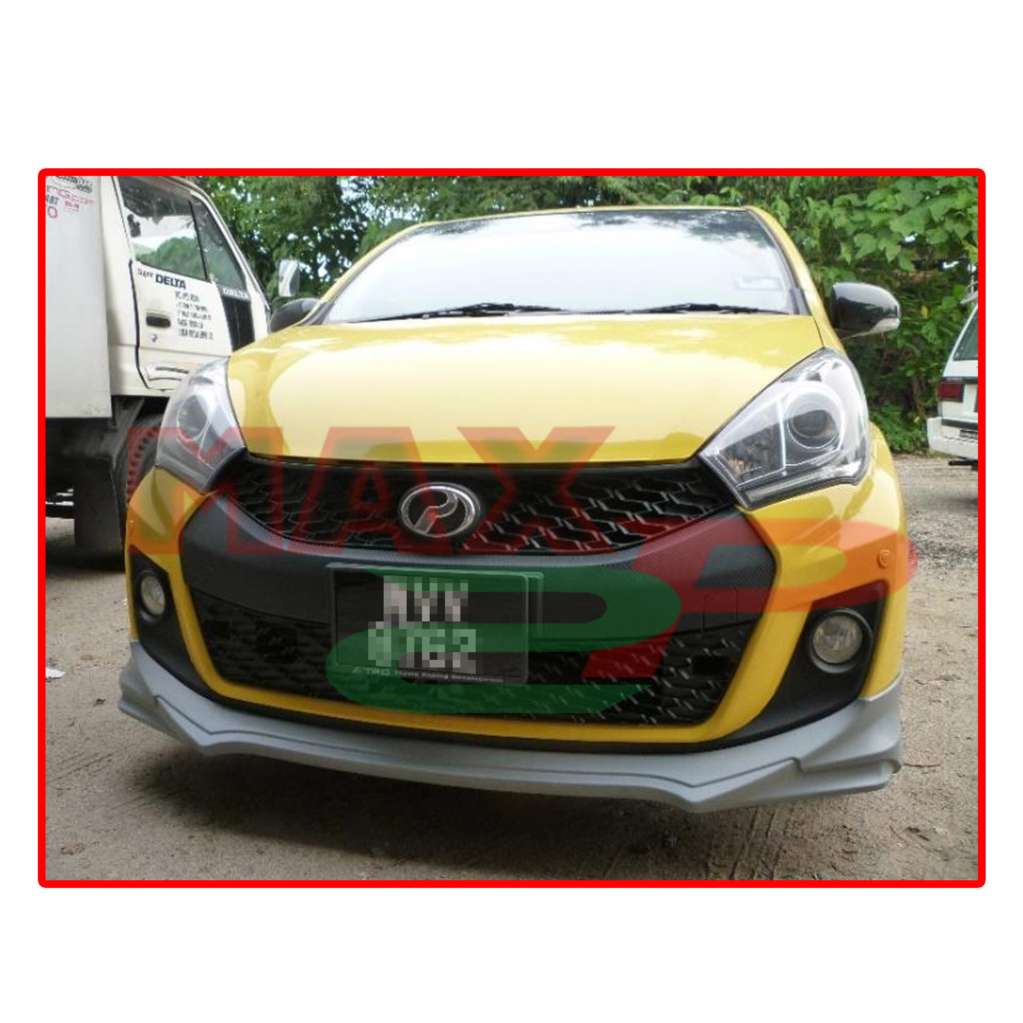 Perodua Myvi Icon SE (2015 Facelift) GU Style Front Skirt Skirting ...