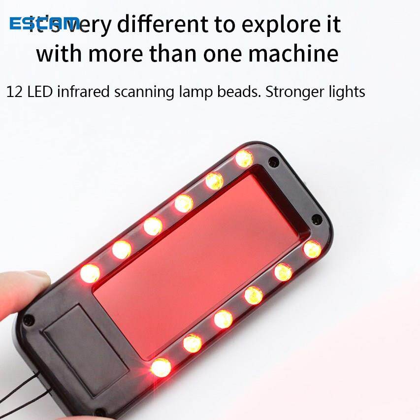 ESCAM กล้องซ่อนขนาดเล็ก Finder Anti-Spy เครื่องตรวจจับ12ไฟ LED - ESCAM ...
