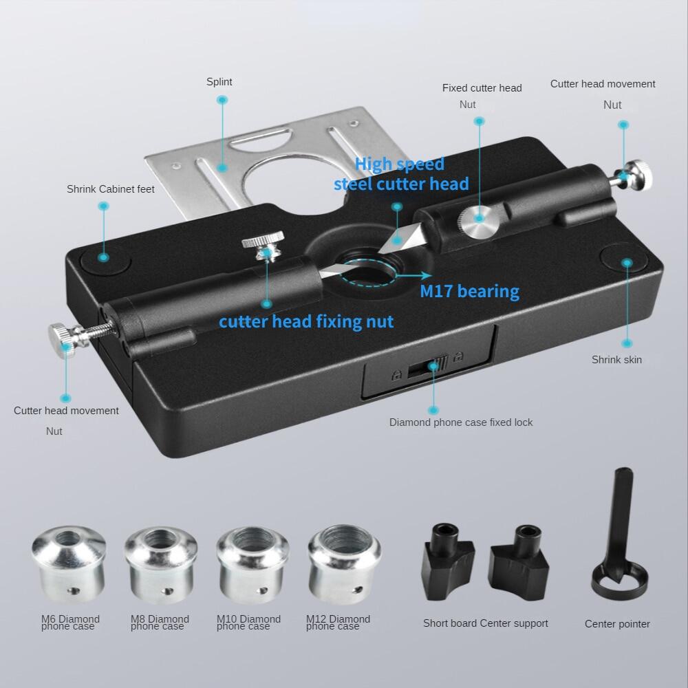 Wood Dowel Maker 6Mm, 8Mm, 10Mm, 12Mm With HSS Cutter Head Electric ...