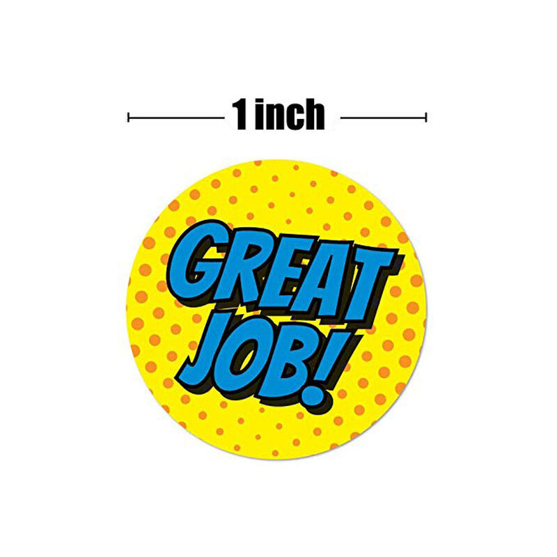 500 Stickers Per Roll Nice Work&Great Job Stickers Designs Cute ...