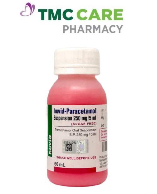 Hovid Paracetamol Suspension 250mg/5ml[exp04/2022] | Lazada