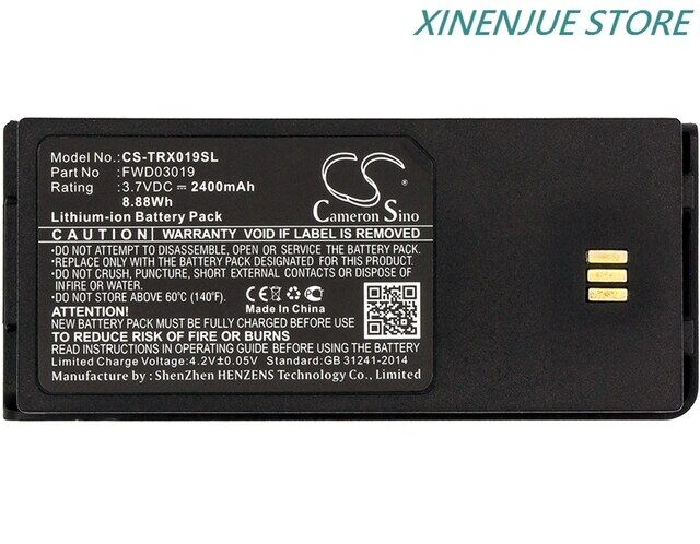 Satellite Phone Battery 3.7V/2400mAh FWD03019, TH-01-XT5 for Thuraya XT ...