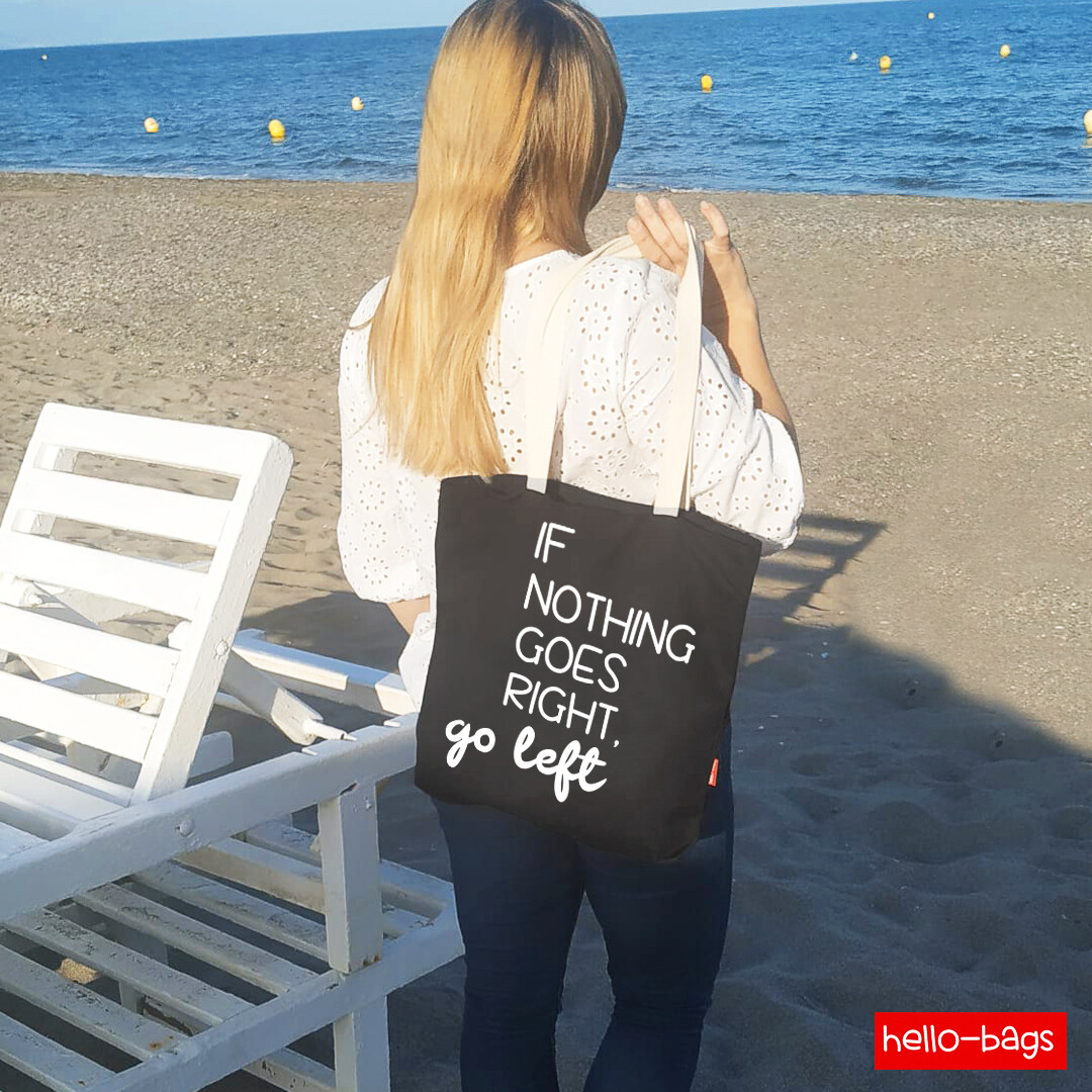 Hello-Bags. Bolso tote bag con cremallera, forro y bolsillo interior ...