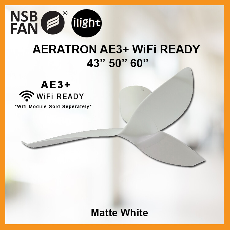 NSB FAN AERATRON AE3+/ AE3+ Wifi Ready 43 / 50 / 60 Inches DC MOTOR ...