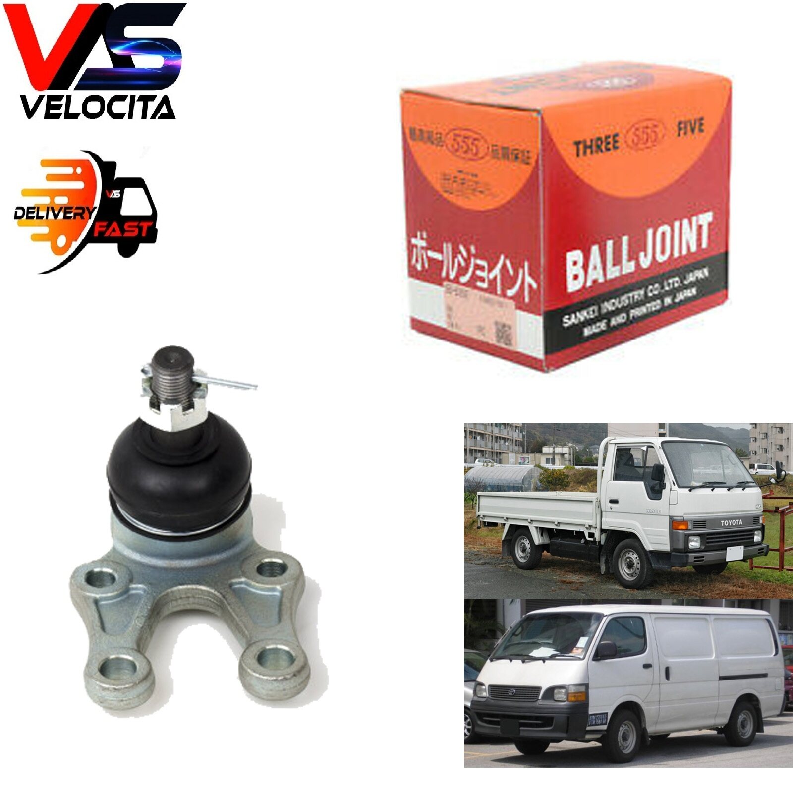 THREE FIVE LOWER BALL JOINT TOYOTA HIACE LH113 DYNA LH80 (SB-2482) | Lazada