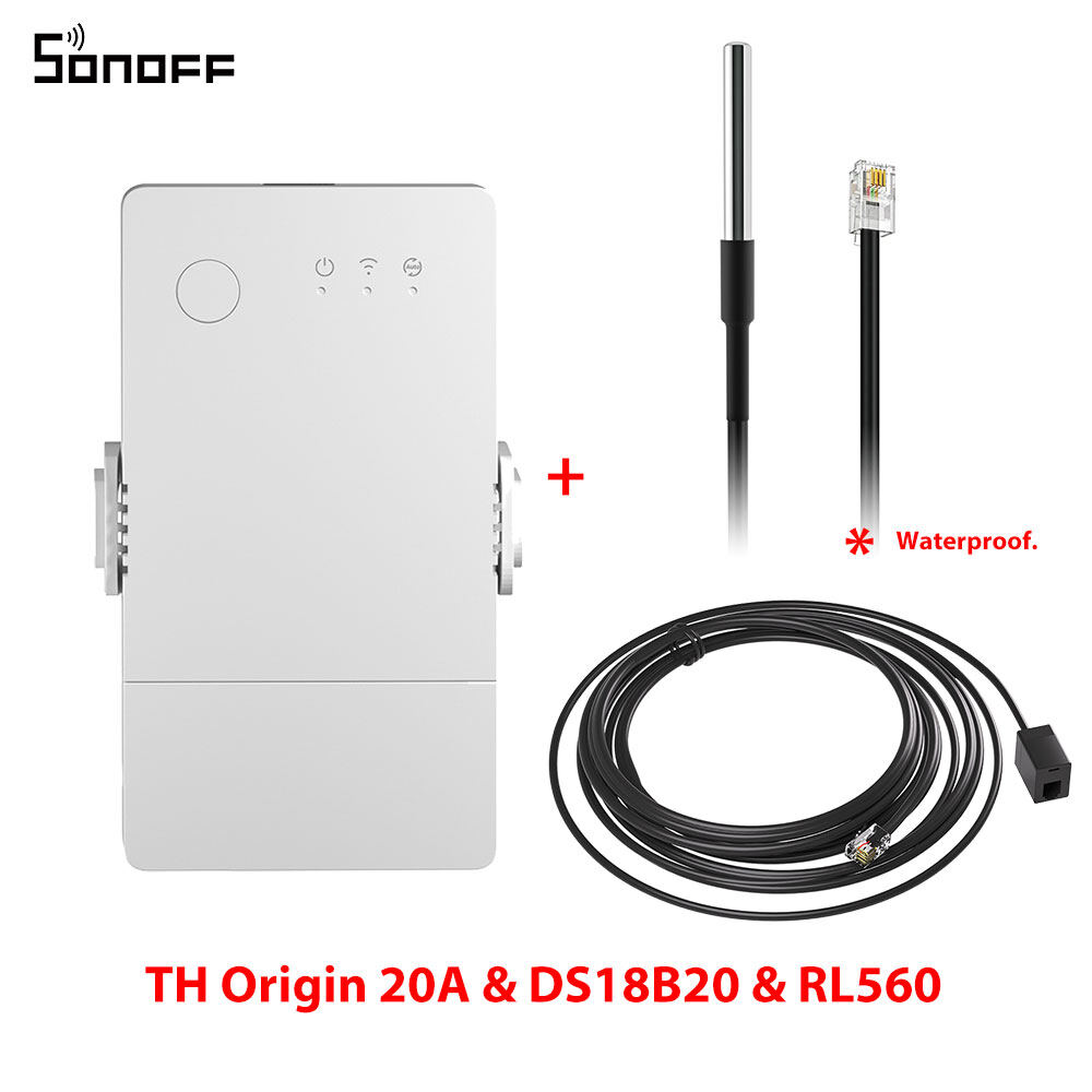 SONOFF TH Origin with Sensor Smart Temperature and Humidity Monitoring ...