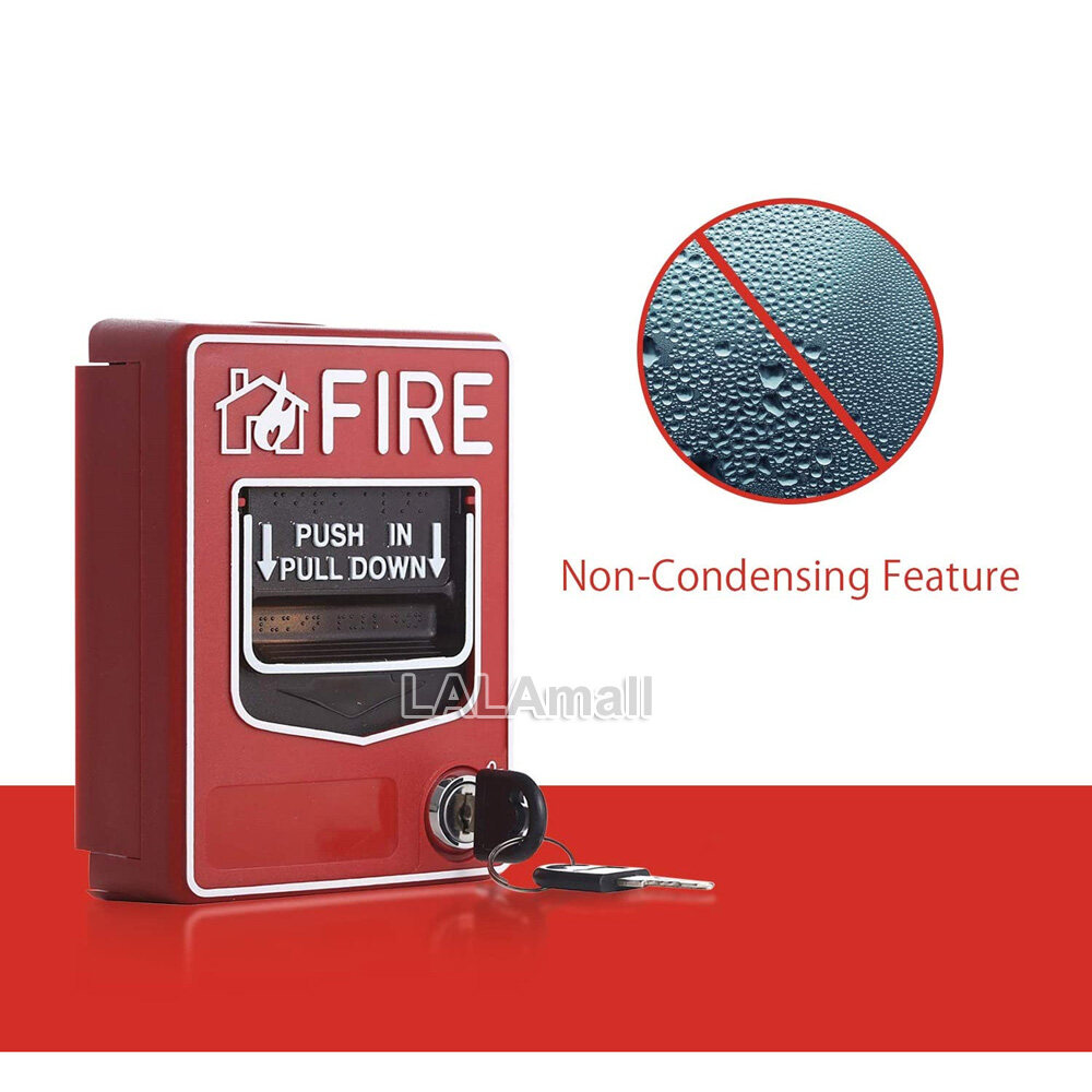 9-28VDC แบบแมนนวลเดิม Call Point Fire Reset Push In Pull Down Emergency ...