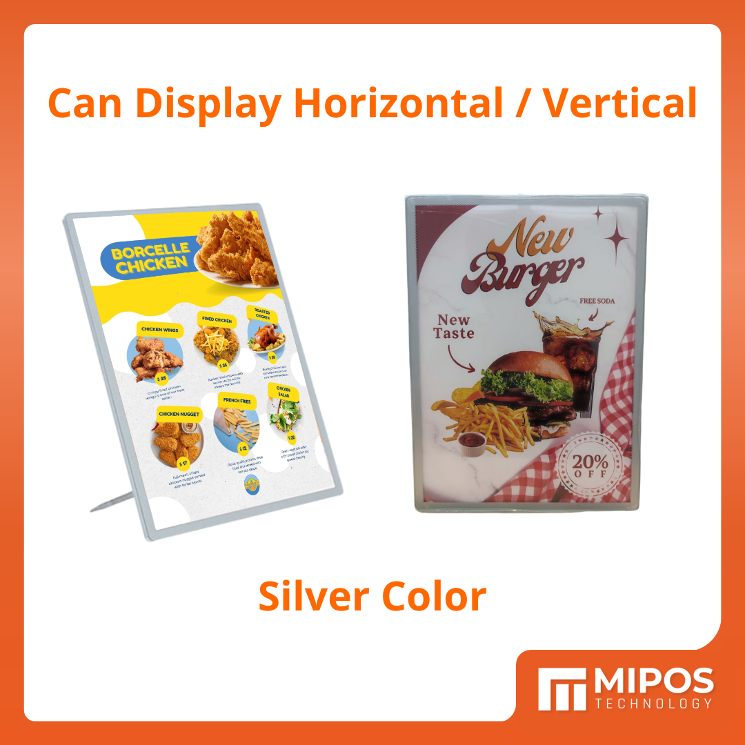 LED Countertop Menu Display Board | A2 A3 A4 Backlit LED Table Top Menu ...