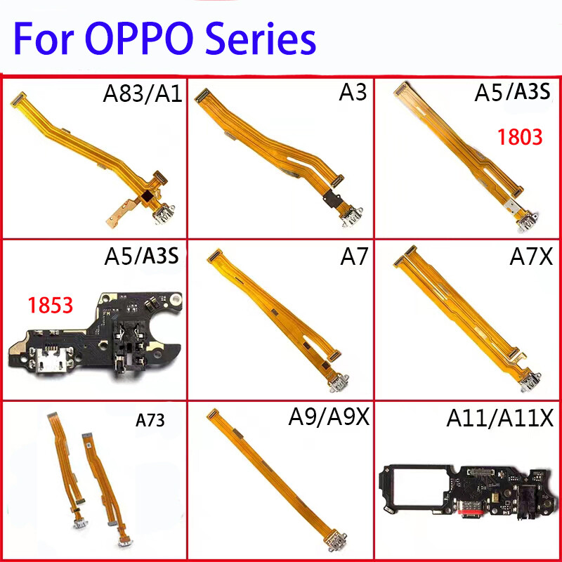 สำหรับ A3 A1 OPPO A3S สายแพ A5 A7 A7X A9 A9X A11 A11X 1803 1853 F11 Pro ...