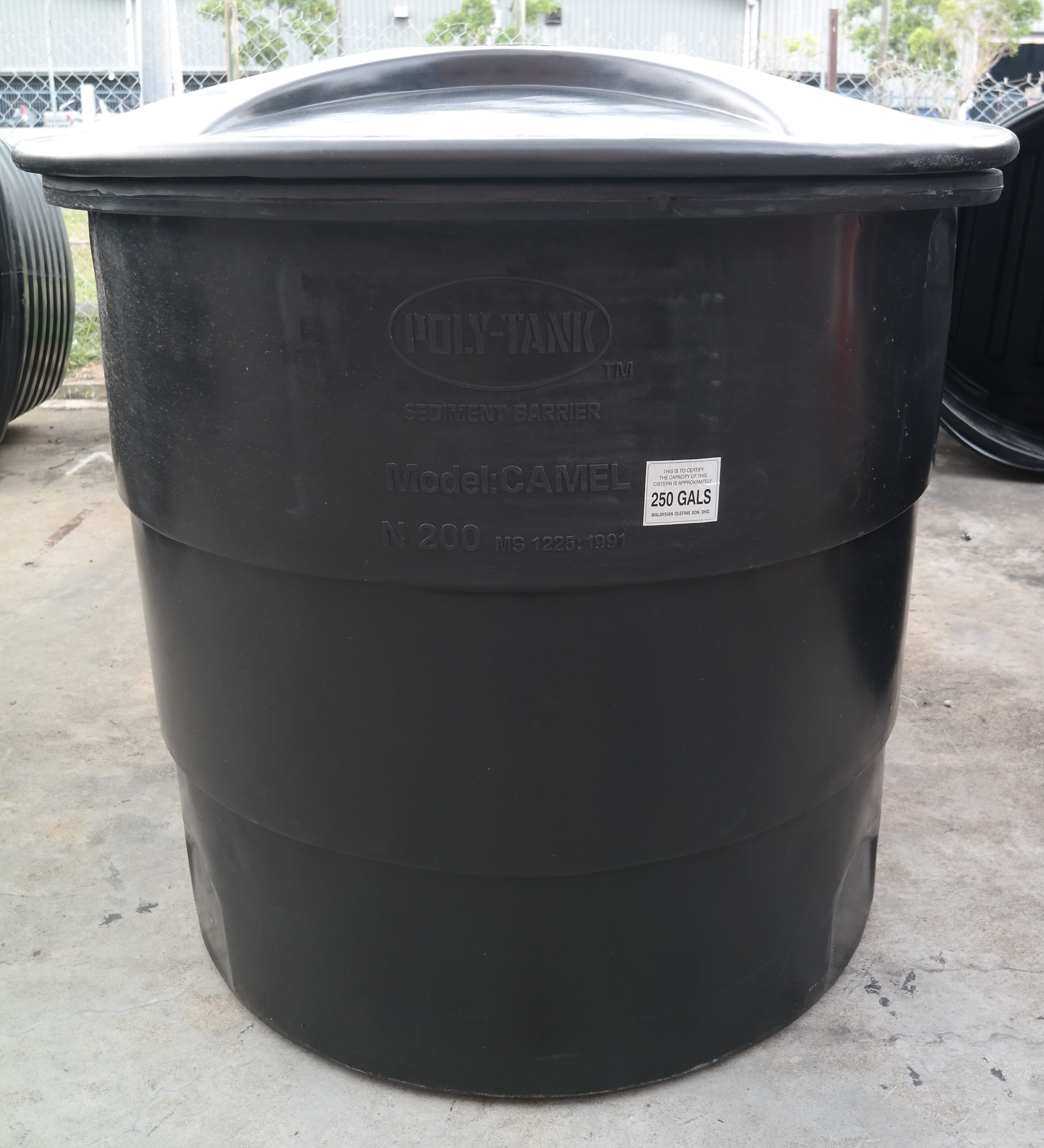 Water Tank - PolyTank Camel N200 (250 Gallons) PE Tank, Liquid Chemical ...