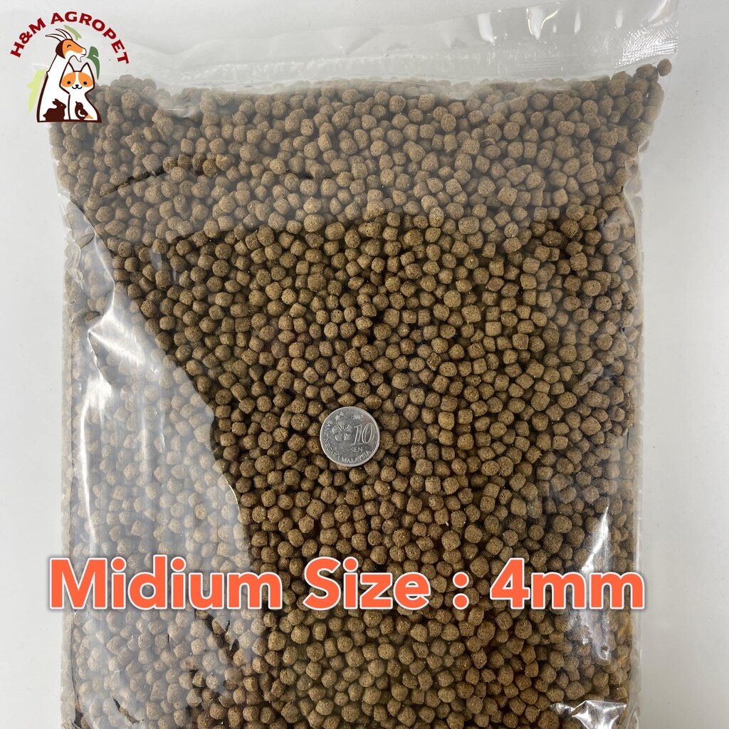 1KG Makanan Ikan Dedak Ikan Puyu Kelah Talapia Fish Food Pallet 鱼料 | Lazada