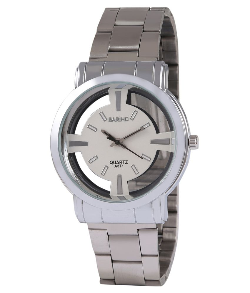 BARIHO A371 Silver Transparent Dial Watch For Men | Lazada