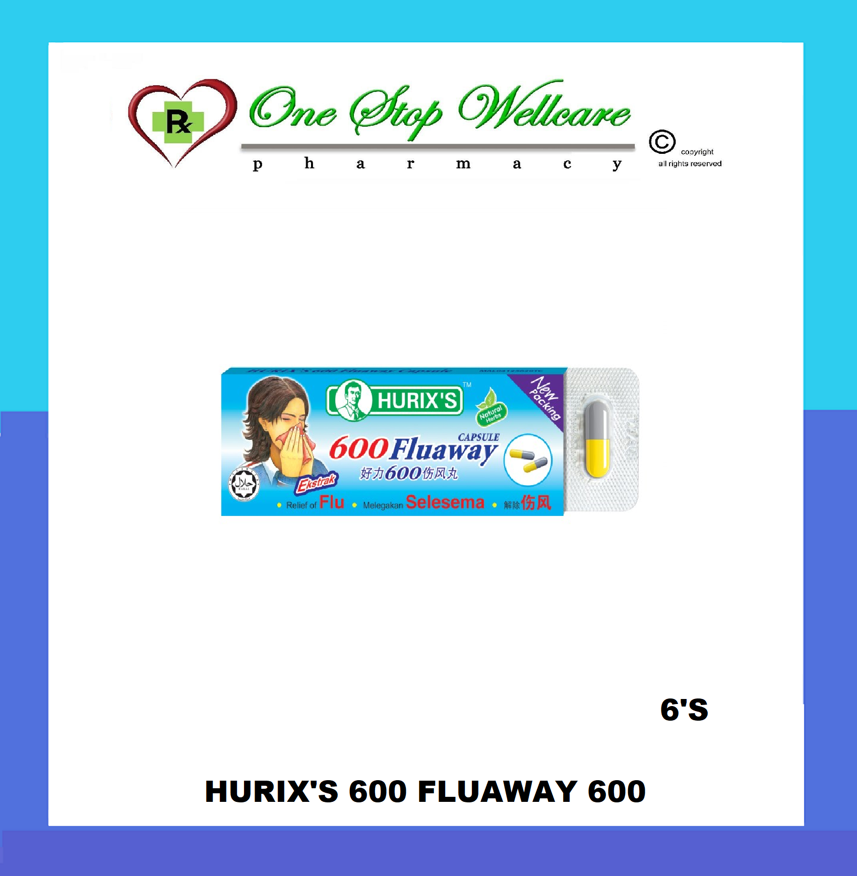HURIX'S 600 FLUAWAY 6'S / 900 FLUCOLD 9'S / 1000 COLD FEVER 12'S / 1000 ...