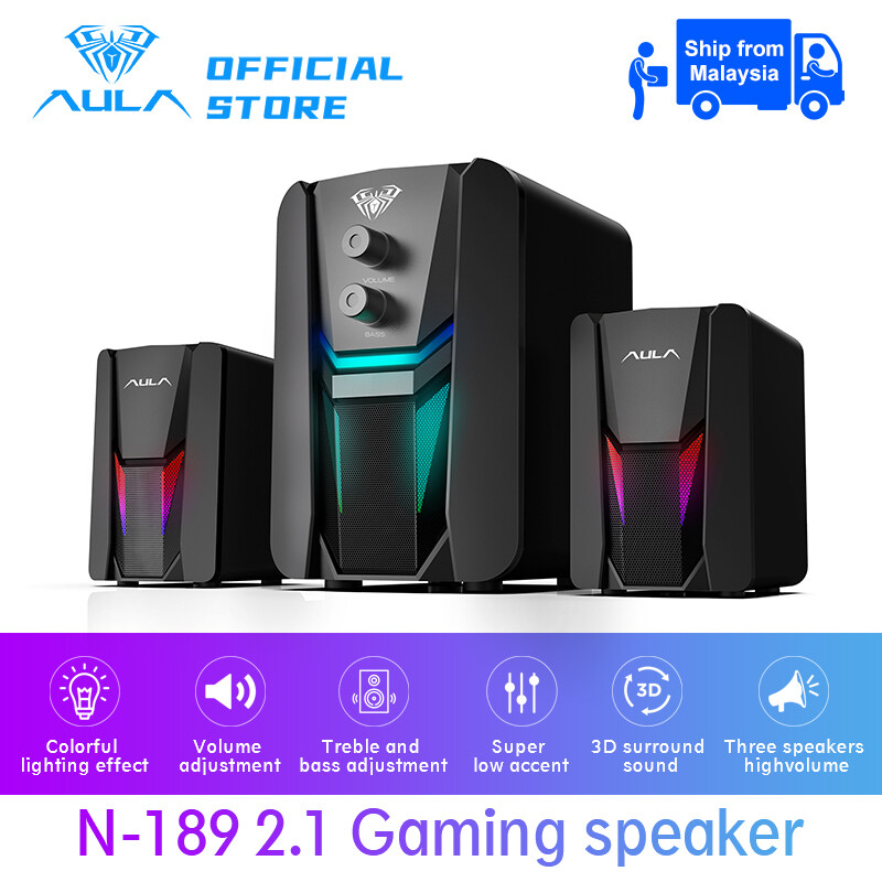 Aula N-189 Gaming RGB Desktop Speaker 2.1 | Lazada