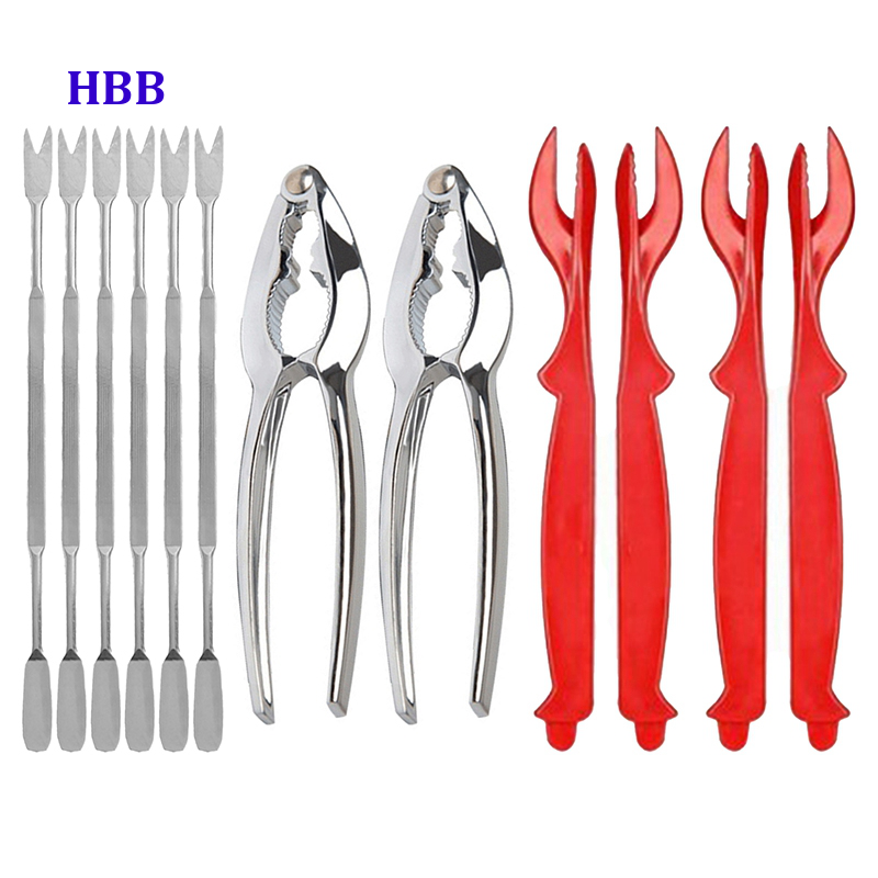 Zinc Alloy Crab Claw Tool 12-piece Household Crab Clamp Tool Set Eating ...