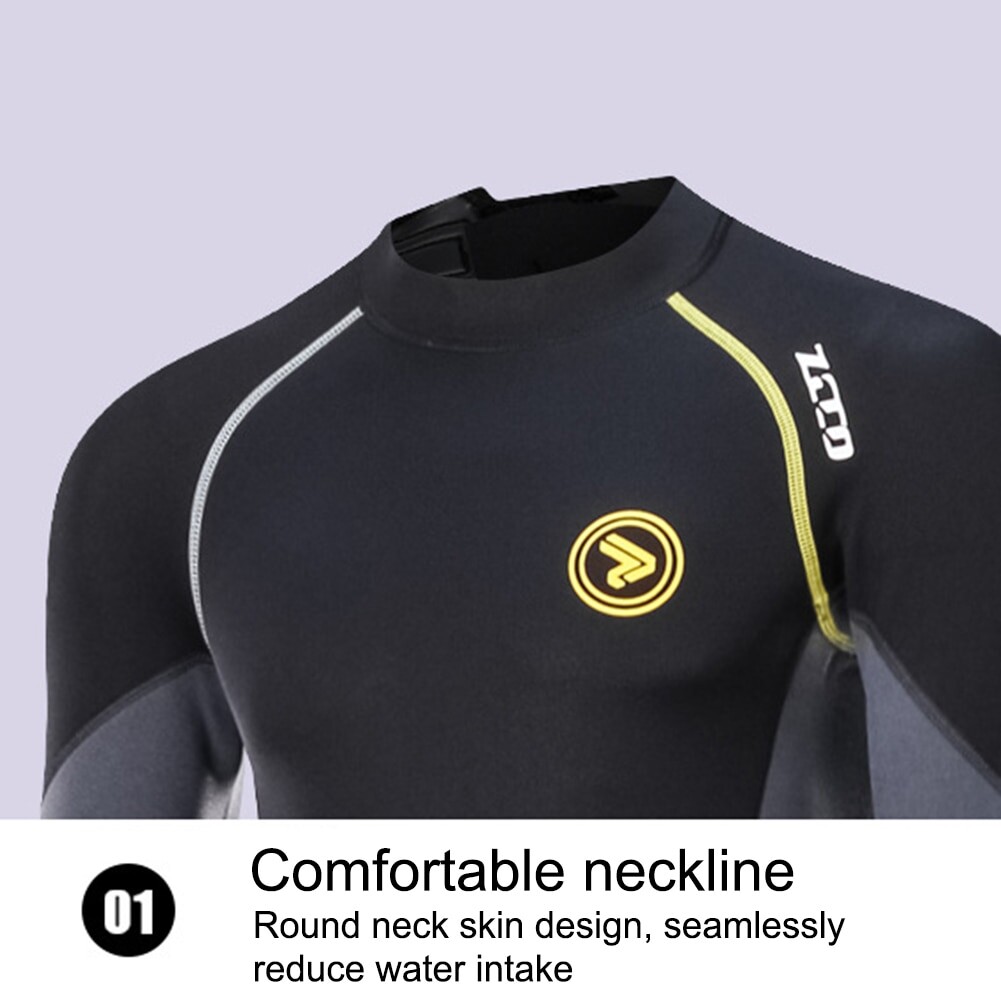 Zcco 1 5mm Neoprene Wetsuit Mens One Piece Long Sleeved Scuba Diving
