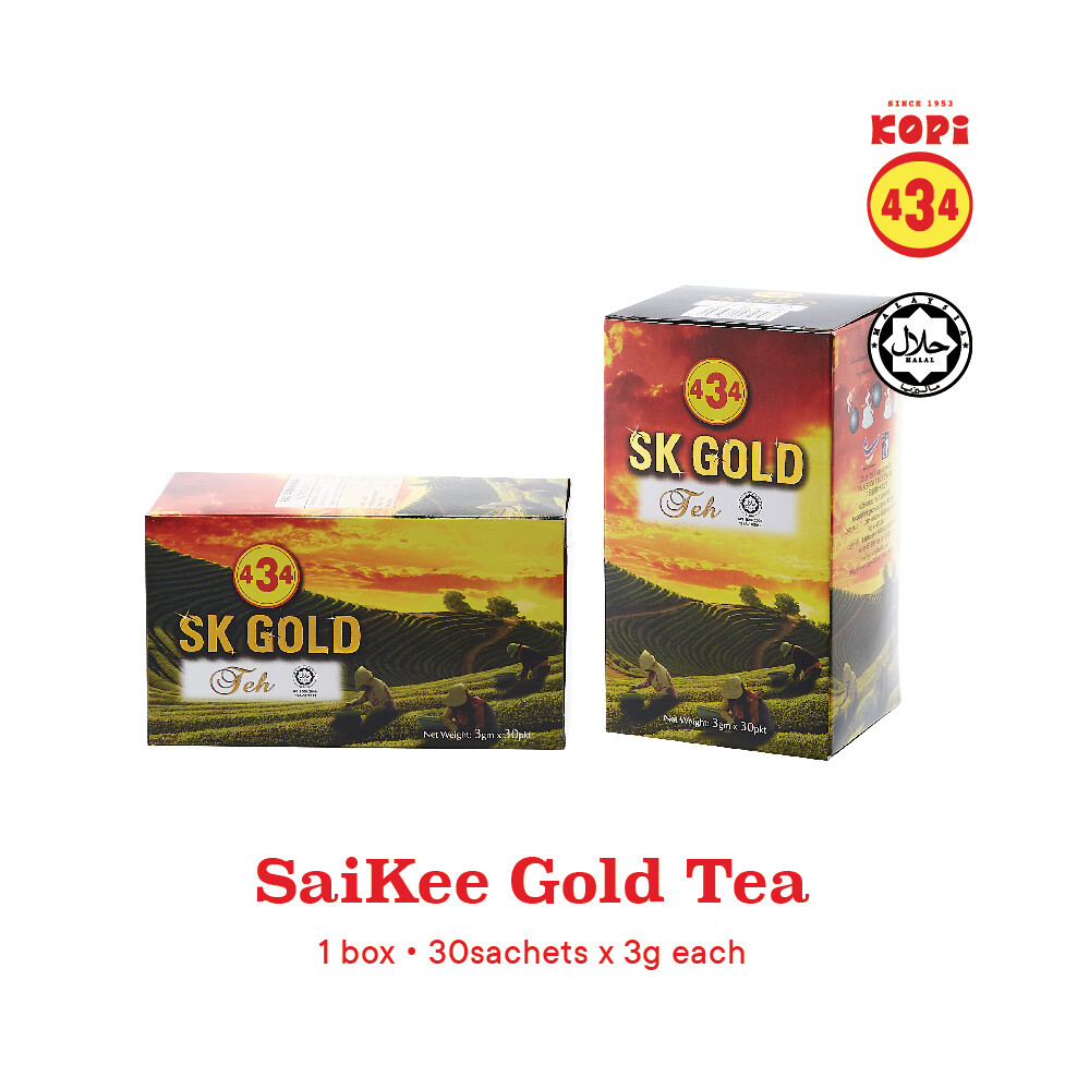 MUAR 434 SK GOLD TEA 30 TEA BAGS TEH TARIK | Lazada