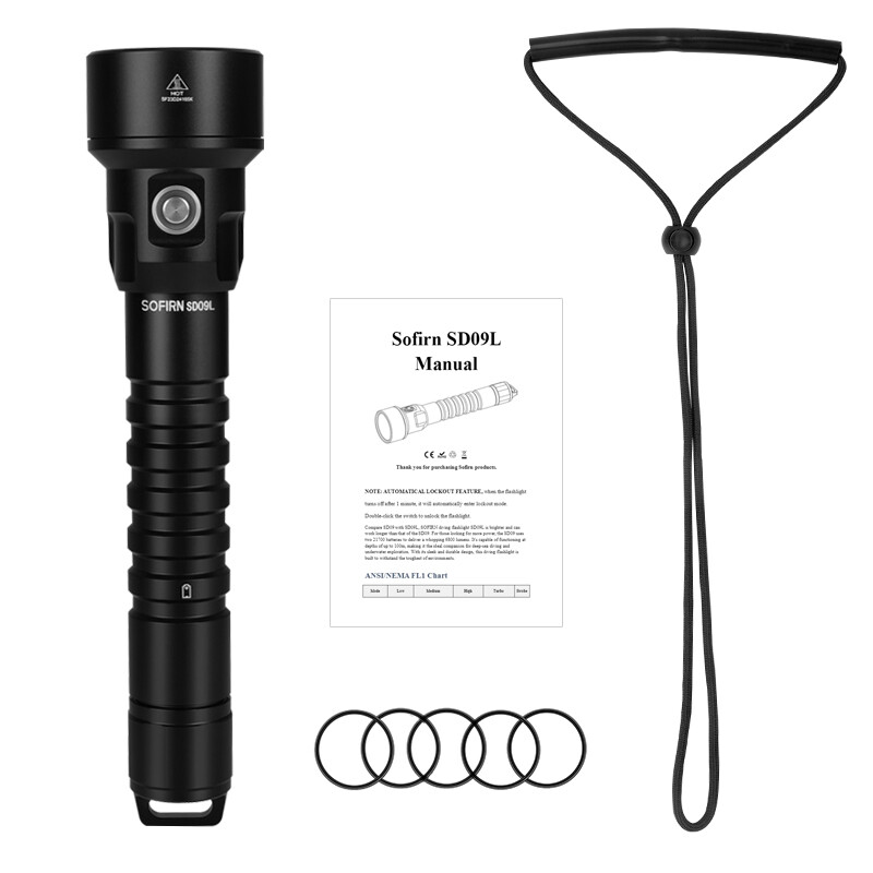 New Sofirn SD09L LED Flashlight 6800lm 21700 USB Rechargeable ...